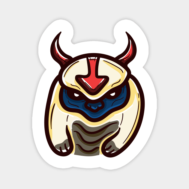 Angry Appa Avatar The Last Airbender - Avatar - Magnet | TeePublic