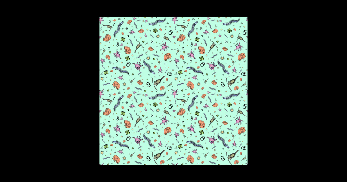 Microscopic animals - Microscopic - Sticker | TeePublic