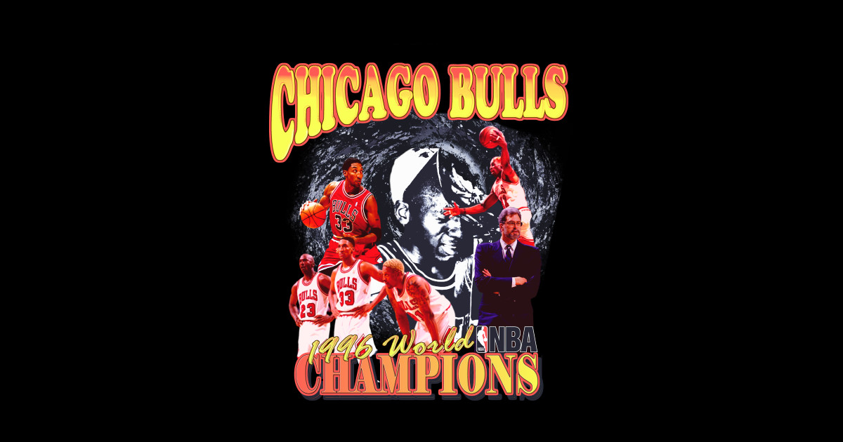 1996 Chicago Bulls - Chicago Bulls - Sticker | TeePublic