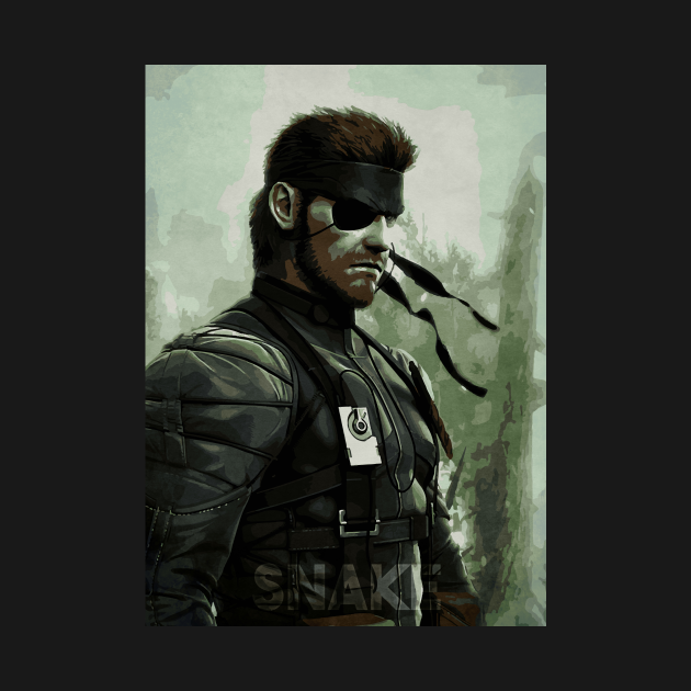 Snake - Solid Snake - T-Shirt | TeePublic