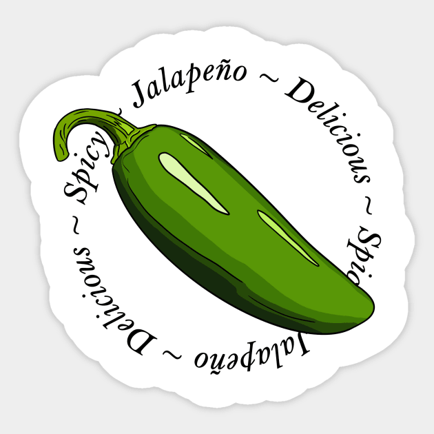 Jalapeno Chili Pepper - Jalapeno - Sticker | TeePublic