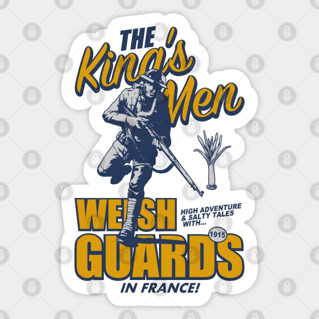 WW1 Welsh Guards - British Army Foot Guards - Sticker | TeePublic