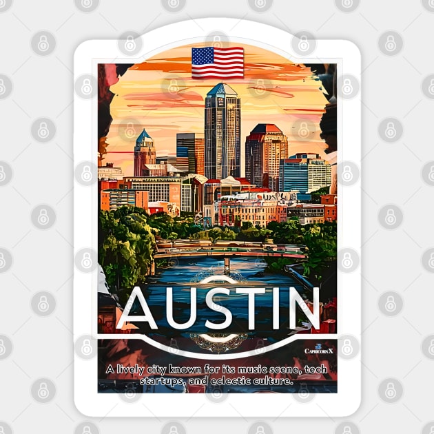 Austin– A lively city known for its music scene, tech startups, and ...
