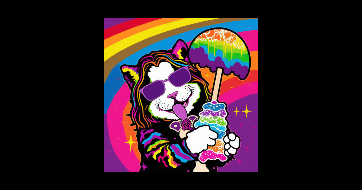 Ozzy Cat - Ozzy Osborne - Sticker | TeePublic