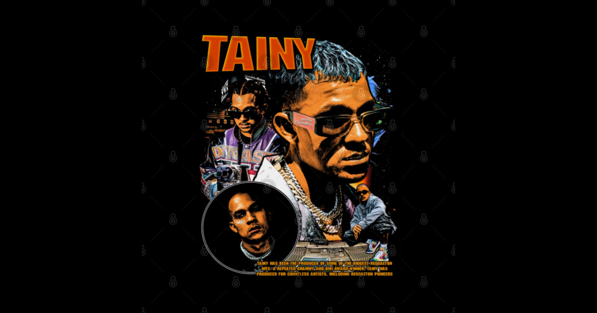 Tainy Vintage Bootleg By_Libarscal_ - Tainy - Sticker | TeePublic