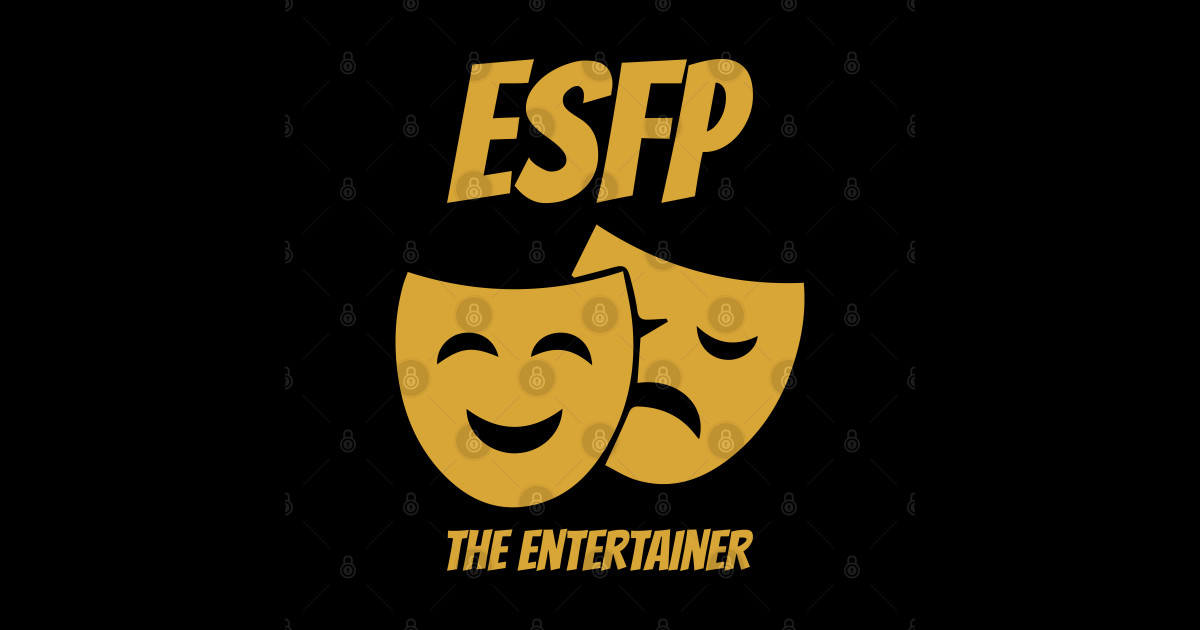 ESFP Entertainer MBTI types 16C Myers Briggs personality gift with icon ...