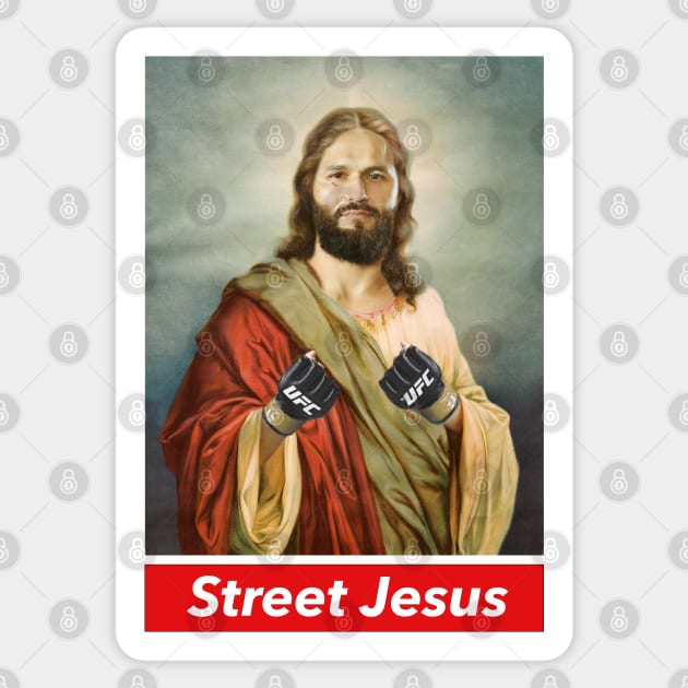 Jorge Masvidal Street Jesus - Street Jesus - Sticker | TeePublic
