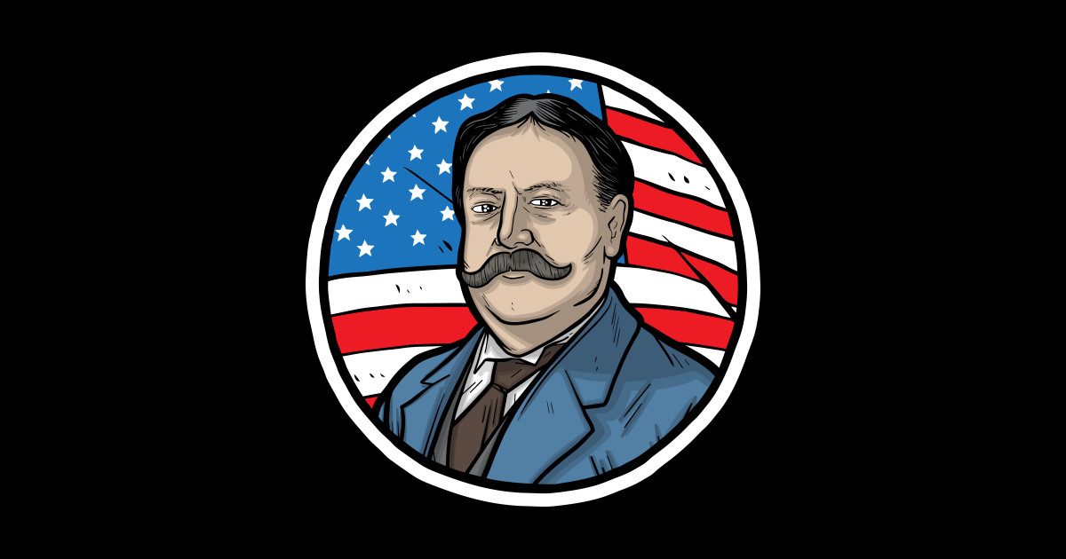 William Howard Taft - William Howard Taft - Sticker | TeePublic
