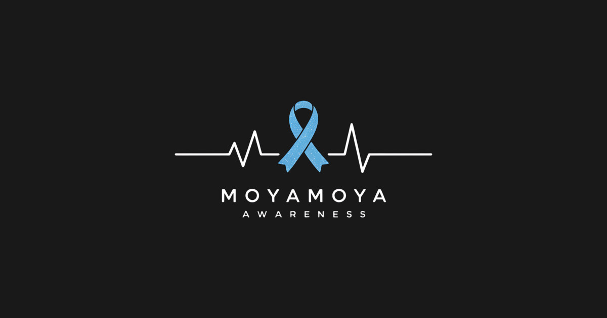 Moyamoya Awareness Blue Ribbon Heartbeat EKG Pulse - Moyamoya Awareness ...