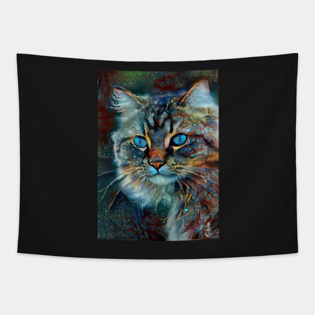 Tabata velvet, cat - Chat, gato, Léa Roche paintings - Velvet Tabata ...