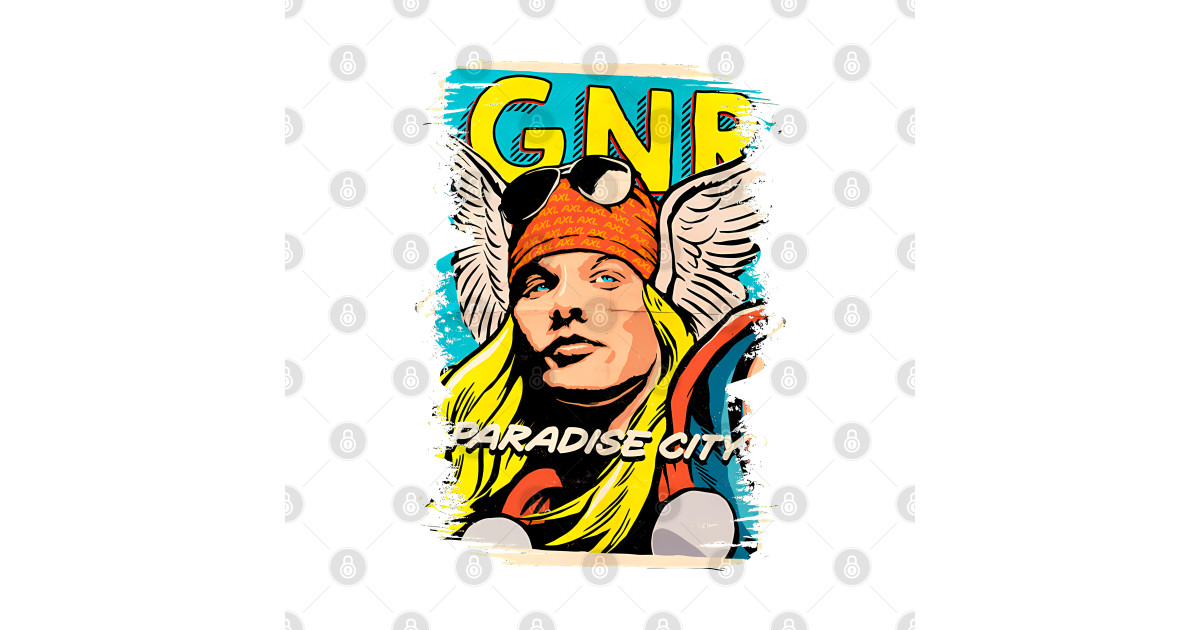 Guns N’ Roses – Paradise City - Guns - T-Shirt | TeePublic