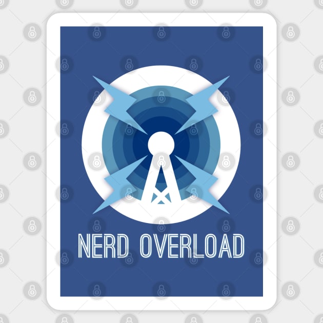 Nerd Overload - Old Logo - Podcast - Sticker | TeePublic