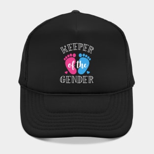 Gender Reveal Keeper Of The Gender Cu Hats for Sale | TeePublic