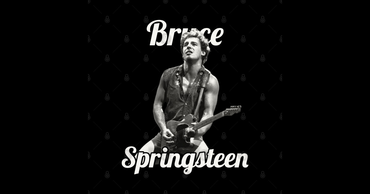 Bruce Springsteen / 1949 - Bruce Springsteen - Sticker | TeePublic