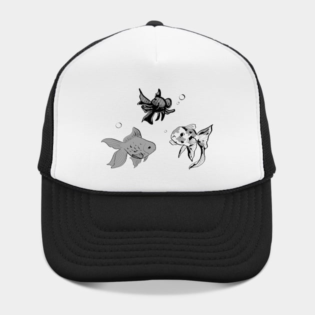 Goldfish Kagura Bachi Inspired Manga Anime - Kagura Bachi - Hat | TeePublic