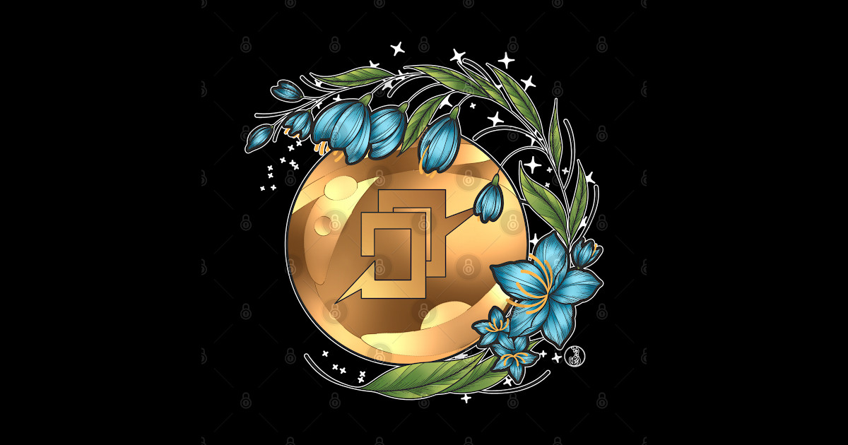 Astrologian from FF14 Job Crystal with Flowers - Ffxiv - Sticker ...
