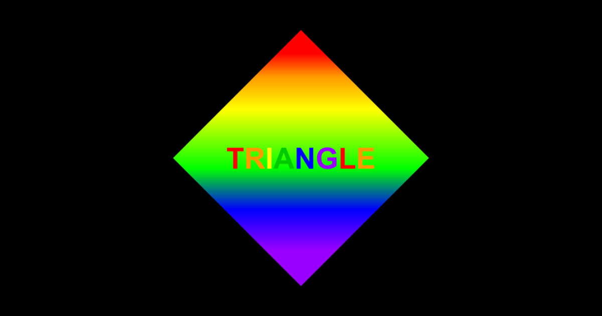 Rainbow Triangle - Rainbows - Sticker | TeePublic