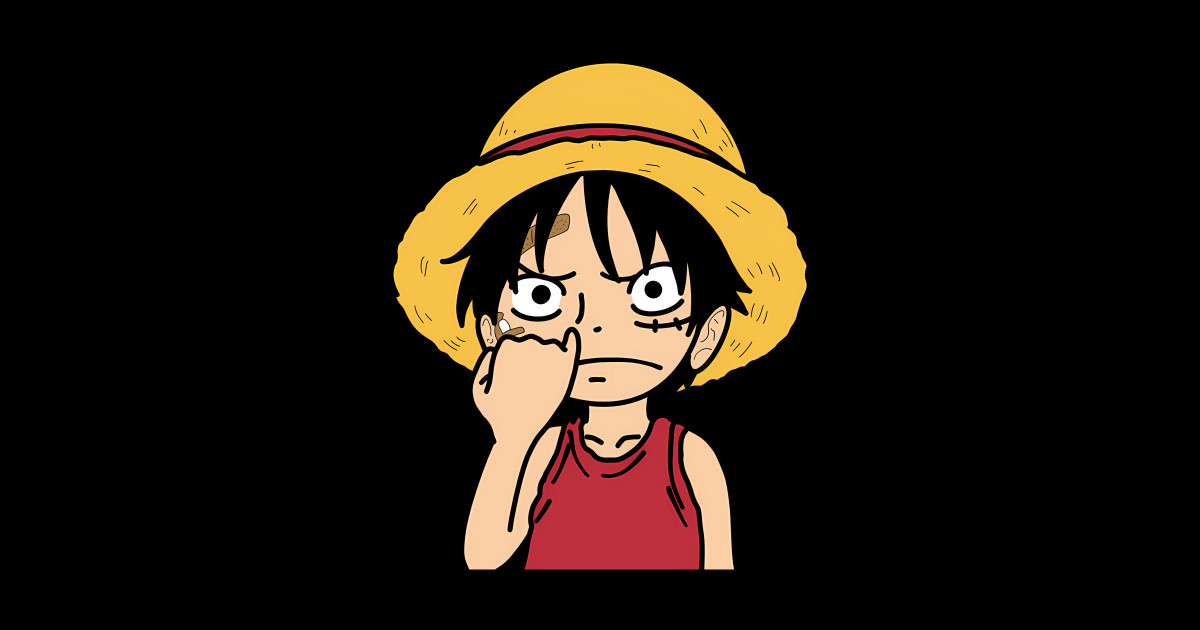 Luffys Picking Nose Meme - Luffys Picking Nose - Posters and Art Prints ...