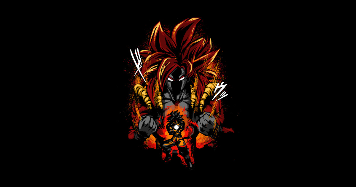 Primal Saiyan Ascension — Red-Haired Warrior Form | Savage Energy Flow ...