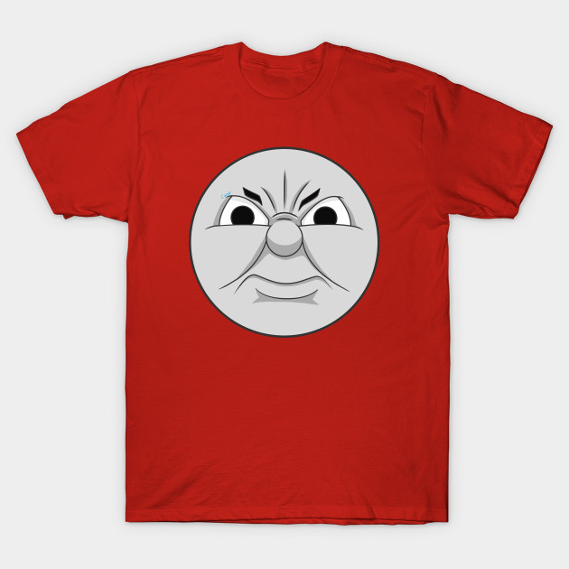 James angry face - Thomas Tank Engine - T-Shirt | TeePublic