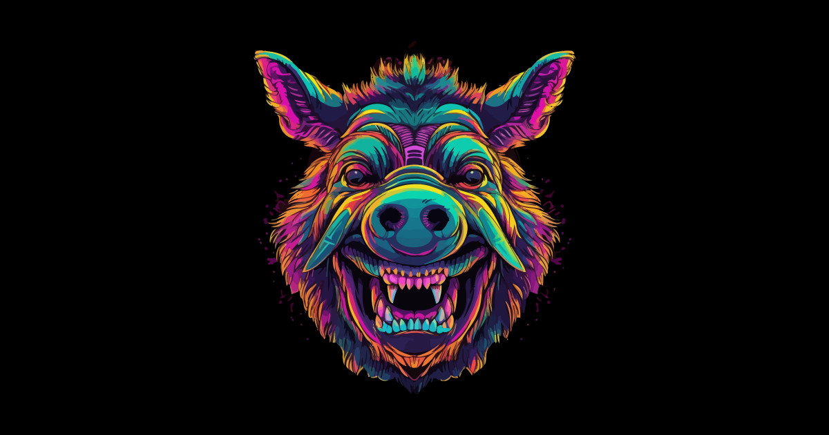 Warthog Smiling - Warthog - Sticker | TeePublic