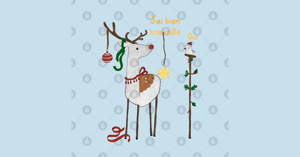 Rudolph the Red-Nosed Reindeer is proud after working at Christmas ...