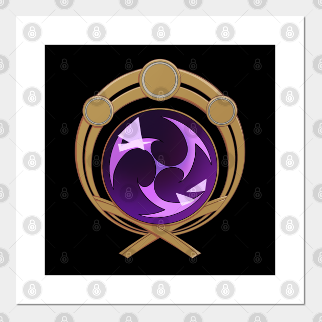 Inazuma Electro Vision - Genshin Impact - Posters and Art Prints ...