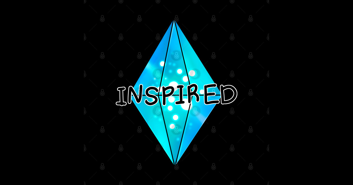 INSPIRED. Sims 4 mood plumbob - Sims - Sticker | TeePublic