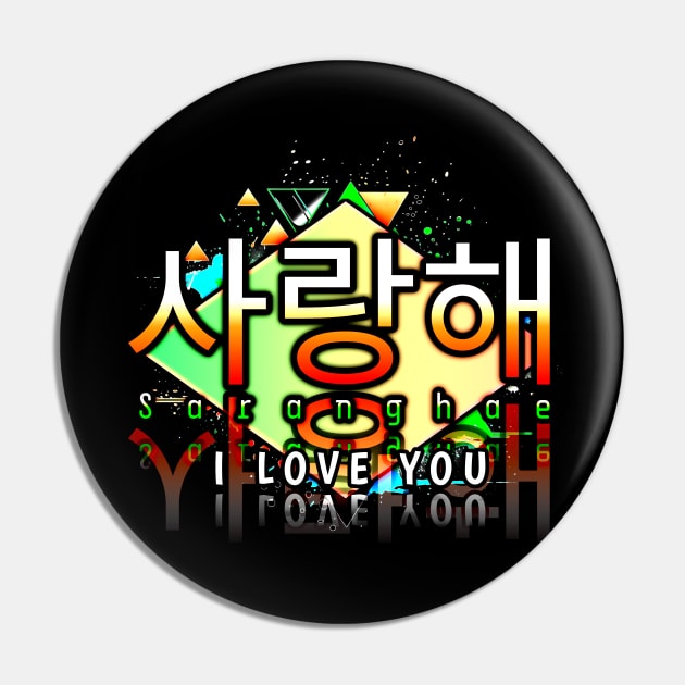 Saranghae - I Love You - Korean Quote - Korean Culture Love Language ...