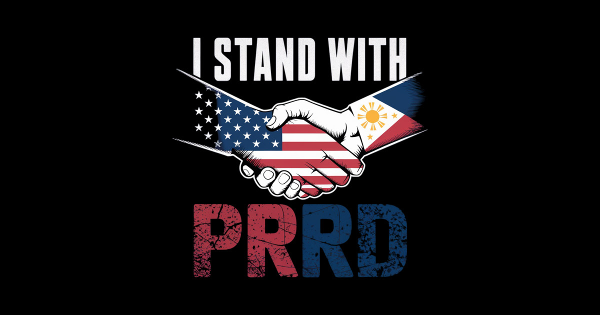 I Stand With PRRD Supporter Digong Duterte Philippine - Prrd - Sticker ...