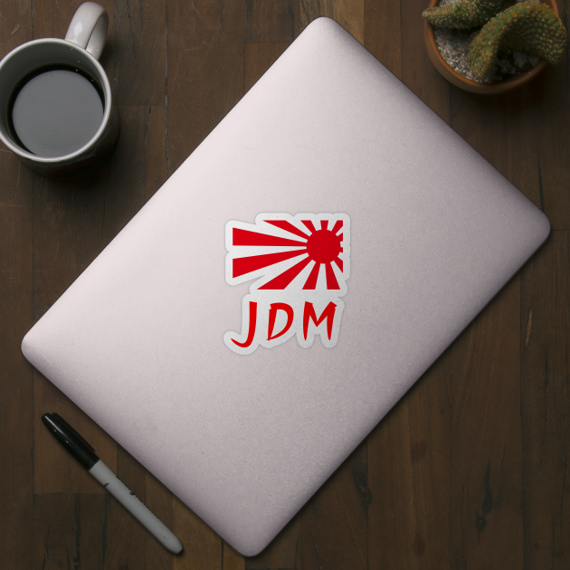 JDM Flag - Bumper - Sticker | TeePublic