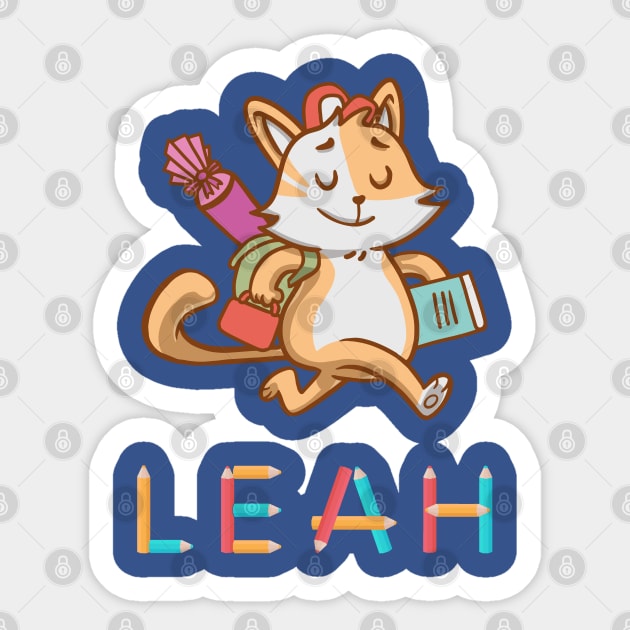 Enlapulation Cat Leah - Enrollment - Sticker | TeePublic