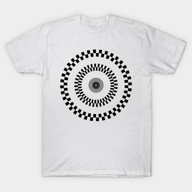 Mod Op Art - Op Art - T-Shirt | TeePublic