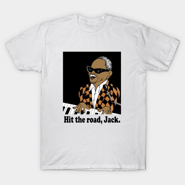 RAY CHARLES FAN ART - Ray Charles - T-Shirt | TeePublic