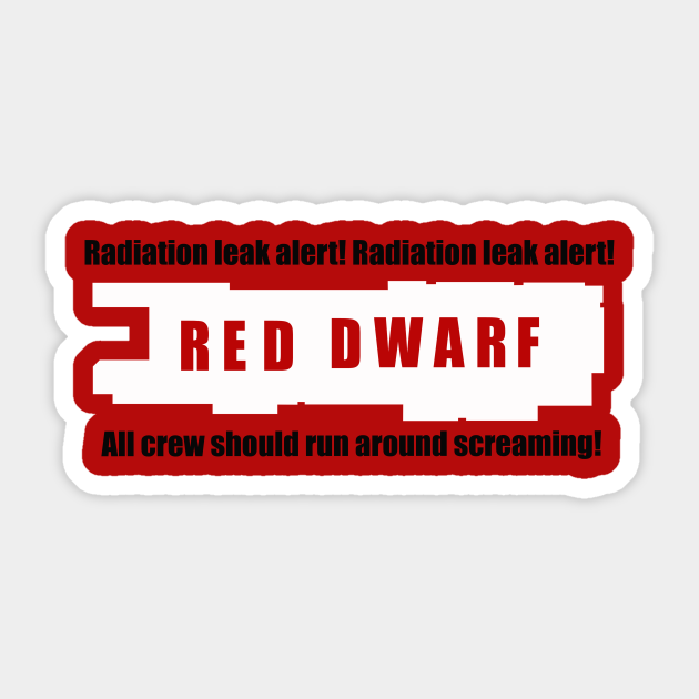 Red Dwarf - Red Dwarf - Sticker | TeePublic