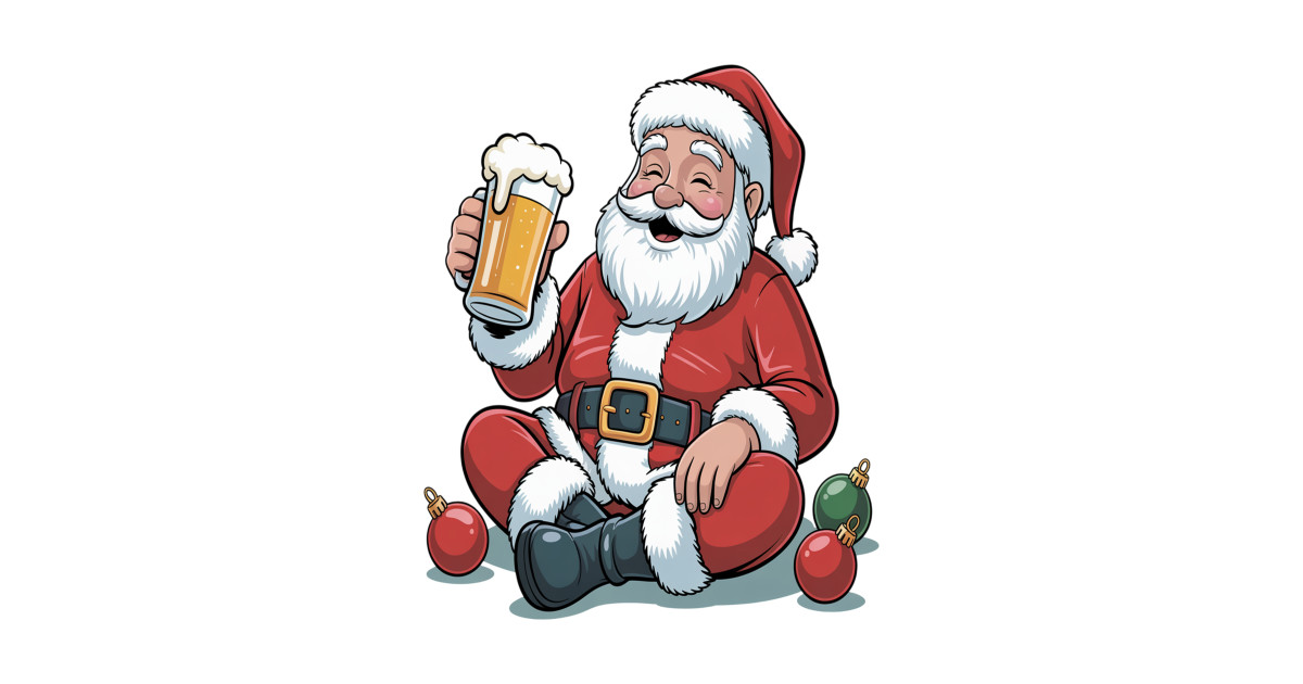 Drunk Santa Claus, Party Alcohol Bad Santa - Drunk Santa Claus Party ...