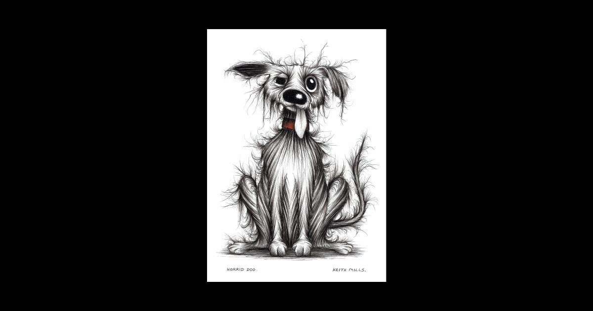 Horrid dog - Smelly Dogs - Sticker | TeePublic