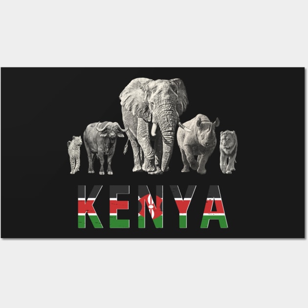 Africa's Big Five Kenya Pride Wildlife - Big Five - Posters and Art ...