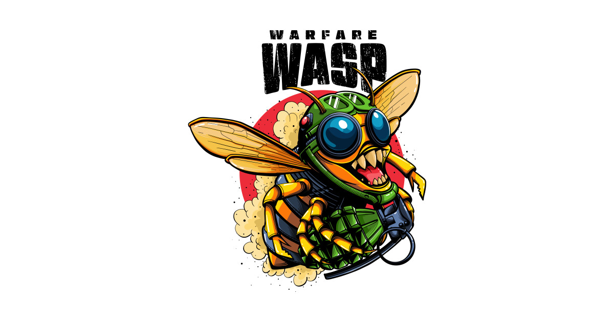 Warfare Wasp - Insect - T-Shirt | TeePublic