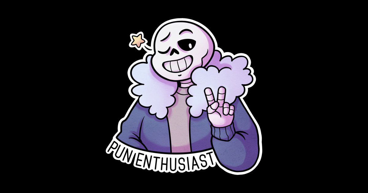 Sans. - Undertale - Sticker | TeePublic