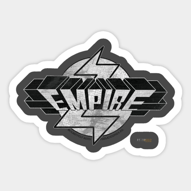 Empire Rock Club (White) - Empire Rock Club Philadelphia - Sticker ...