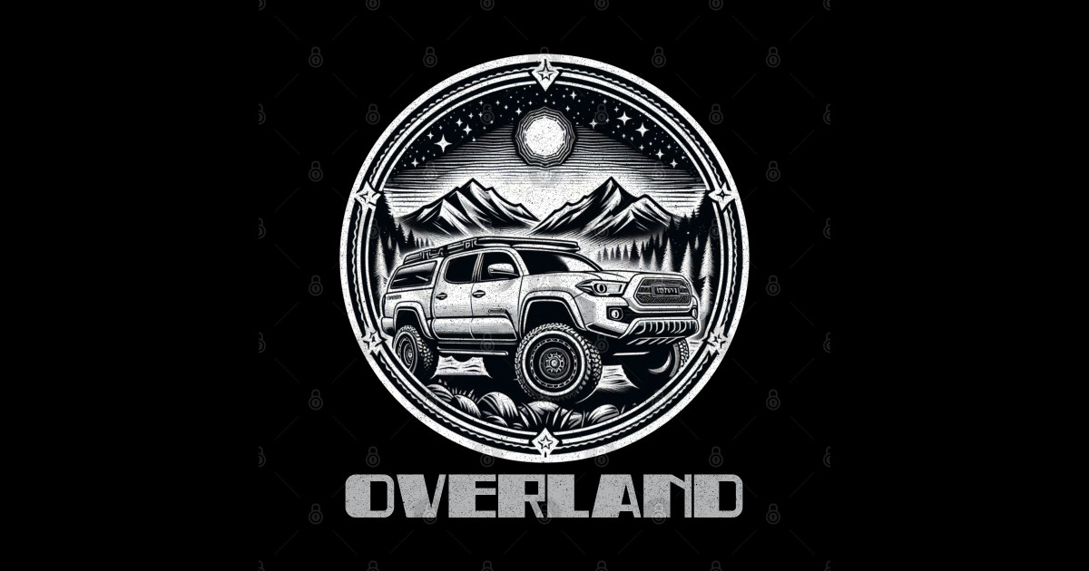 Overlanding Tacoma TRD - Overlanding - Sticker | TeePublic