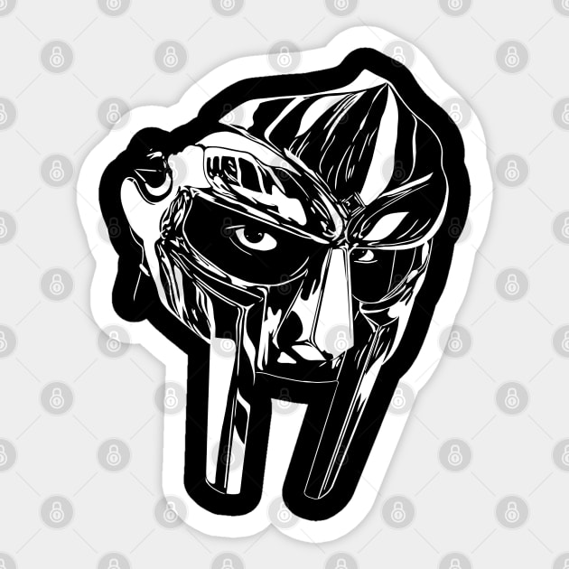 MF DOOM - Mf Doom Noir - Sticker | TeePublic