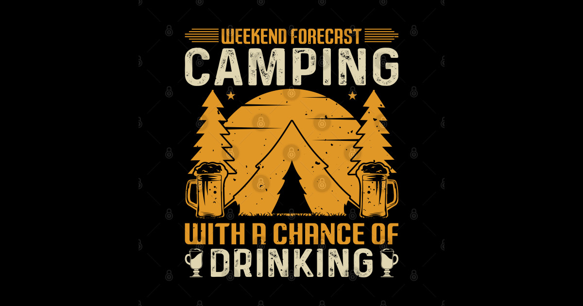 Camping and drinking; beer; camp; camper; tent; campfire; outdoors ...