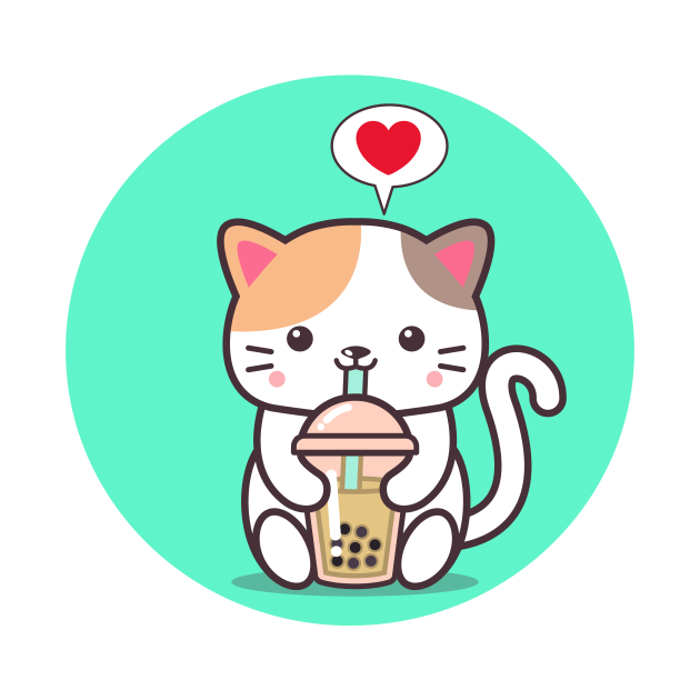 Cat and tea - Cat And Tea - T-Shirt | TeePublic