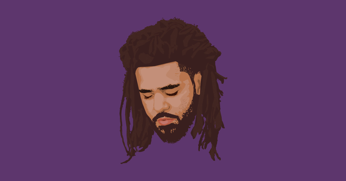J.Cole portrait - J Cole Art - T-Shirt | TeePublic