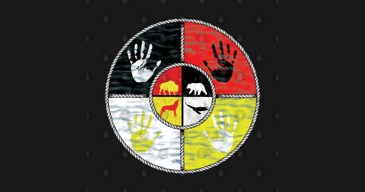 Medicine Wheel Native American Animal Spirit - Native American History ...