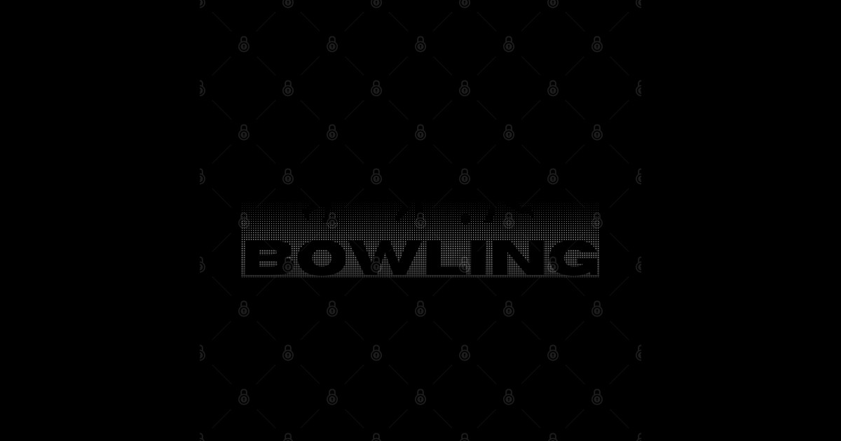 BOWLING SILHOUETTE - Bowling - Sticker | TeePublic