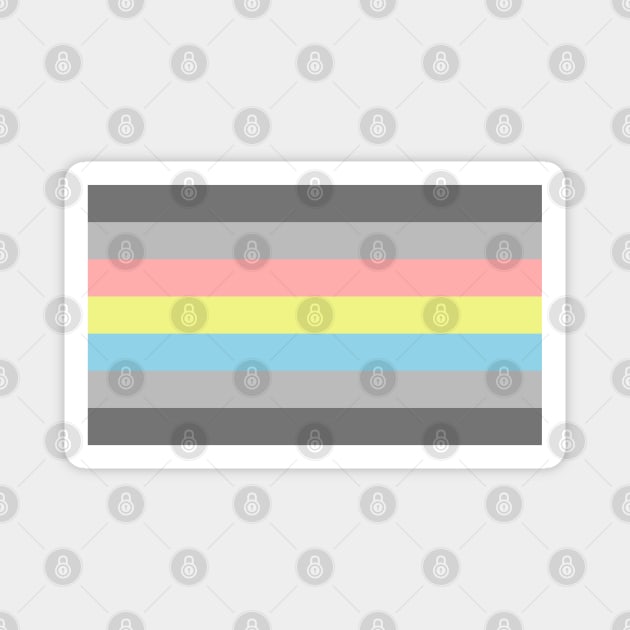 Demiflux Gender Identity Flag - Demiflux - Magnet | TeePublic