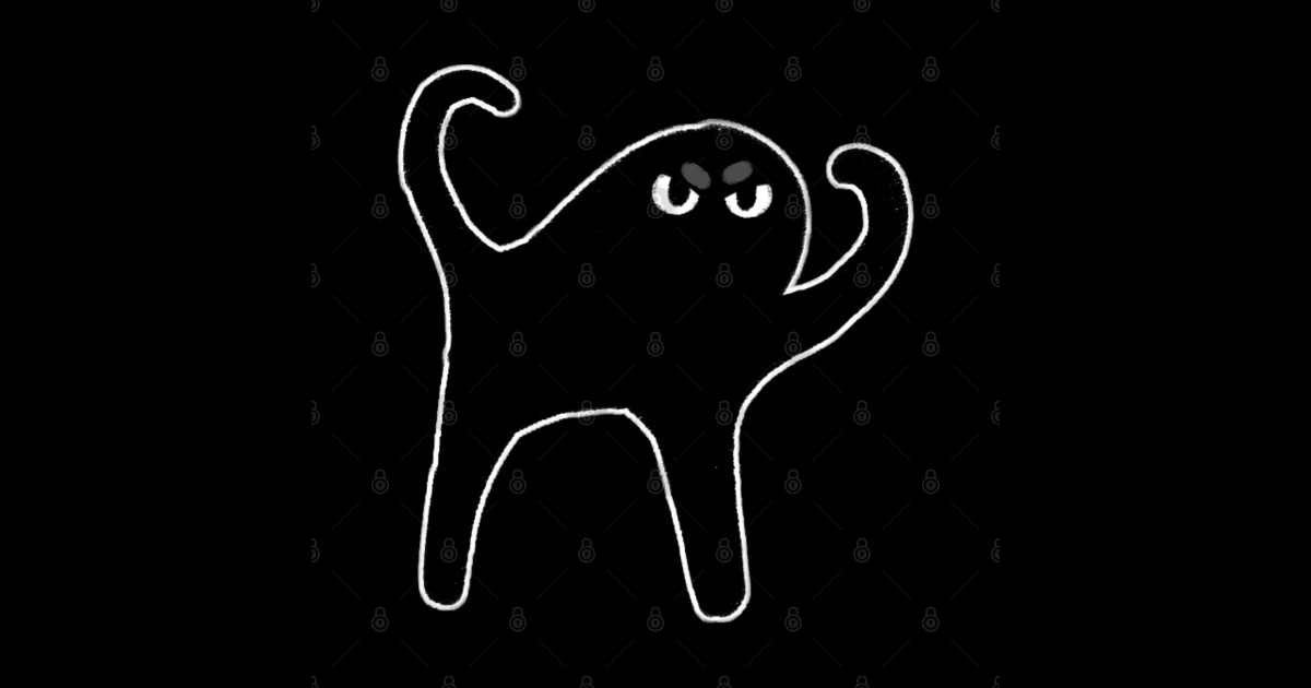 void cat III - Void Cat - Sticker | TeePublic